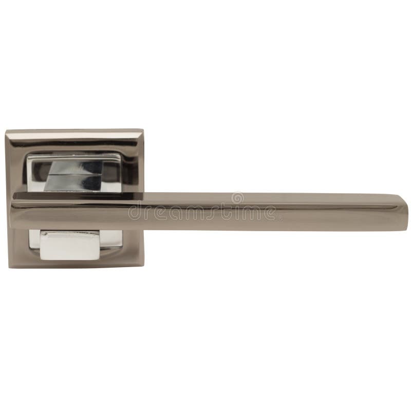 Classic Door Handle Side View Stock Photo - Image of modern, profile ...