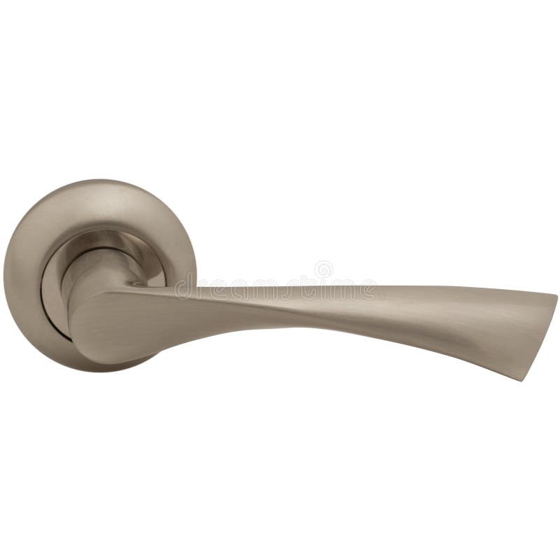 Classic Door Handle Side View Stock Image - Image of design, handle ...