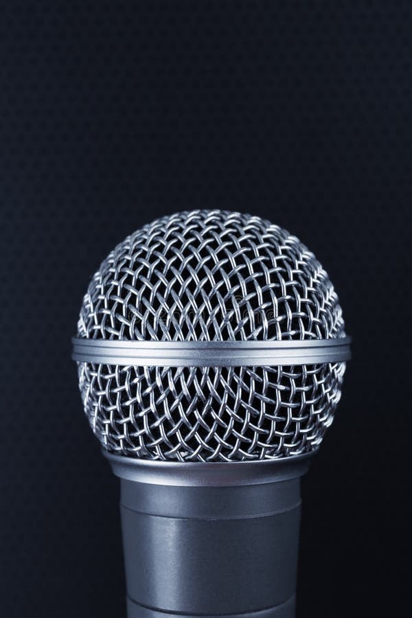 Classic dynamic microphone stock photo. Image of music - 13492144