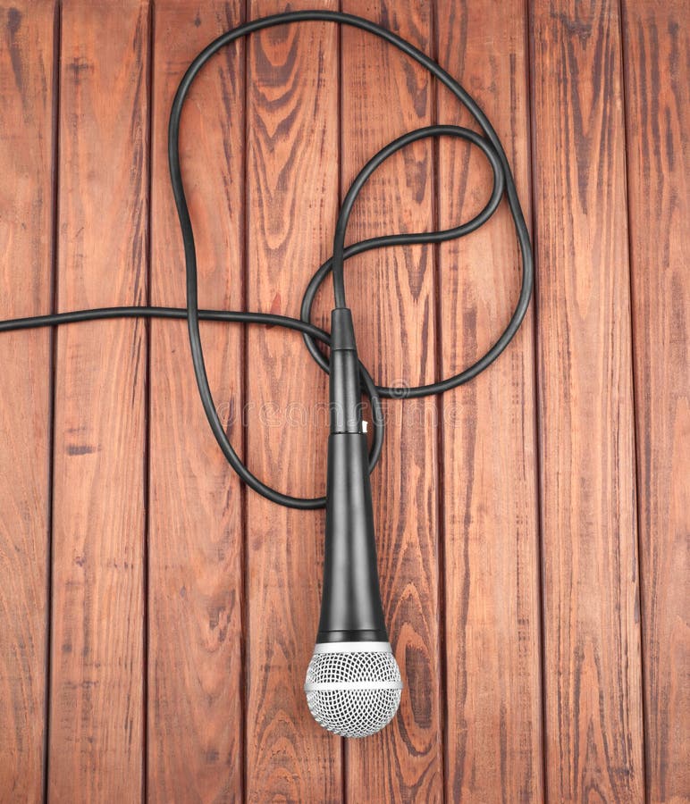 Classic Dynamic Vocal Microphone Metallic Silver Stock Photo - Image of ...