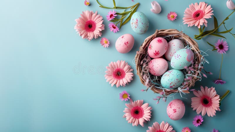 Classic Easter Celebration. Joyful Traditions Await Stock Photo - Image ...