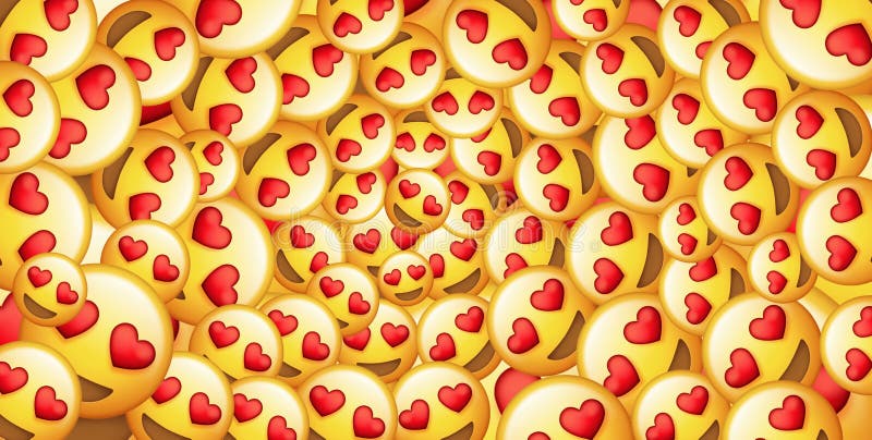 Classic Emoji High Quality Background Stock Image - Image of texture ...