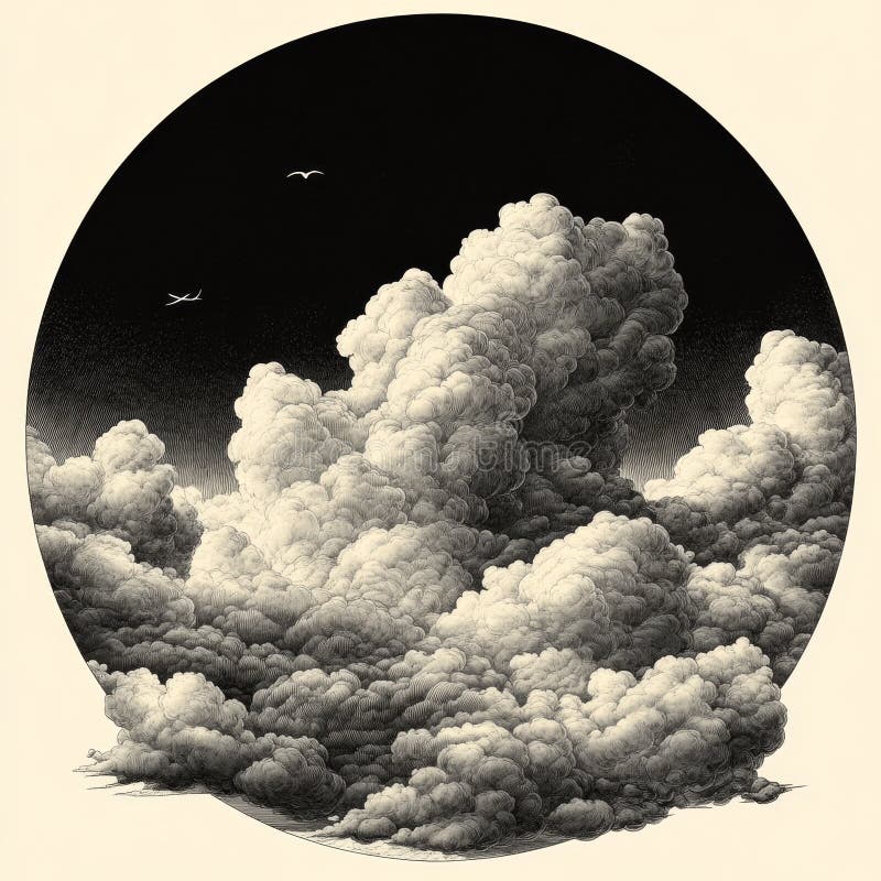 A Classic Etching Style Sketch Engraving Generative AI Raster ...