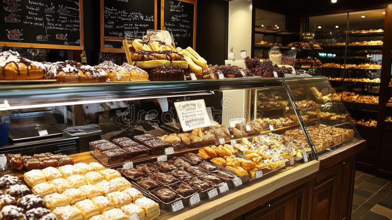 Classic European Bakery Filled with Fresh Pastries, Cakes, and Breads ...