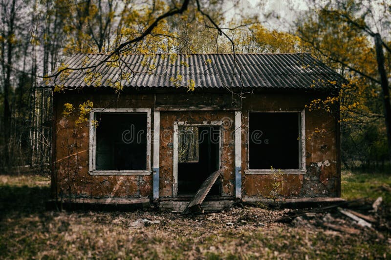 Classic Evil Dead Zombie House Stock Image - Image of cabin, scary ...