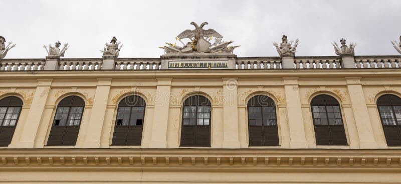 Classic facade decoration editorial stock photo. Image of construction ...