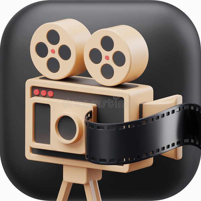 Classic Film Camera with Leather CaseVector Illustrations Stock ...