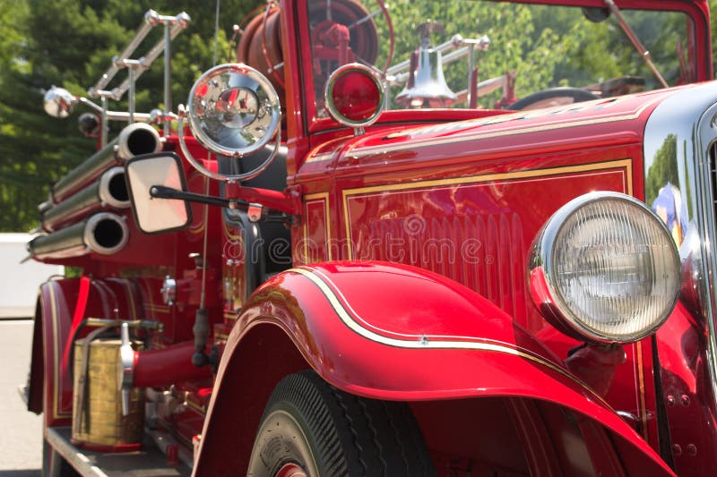 Classic Fire Engine stock image. Image of engine, drive - 173895