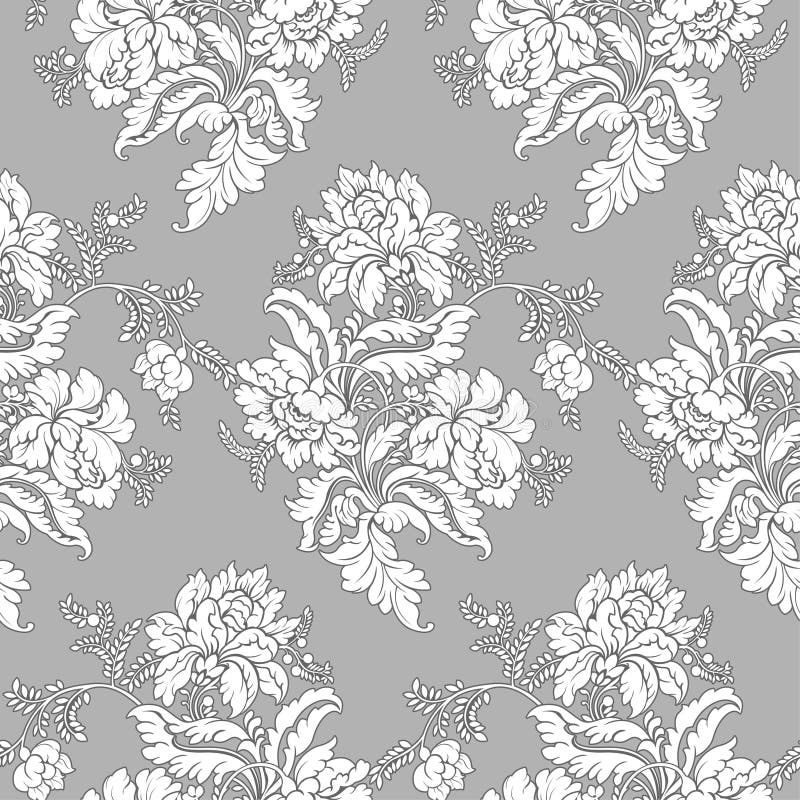 Classic Floral Pattern - Seamless Stock Vector - Illustration of deco ...