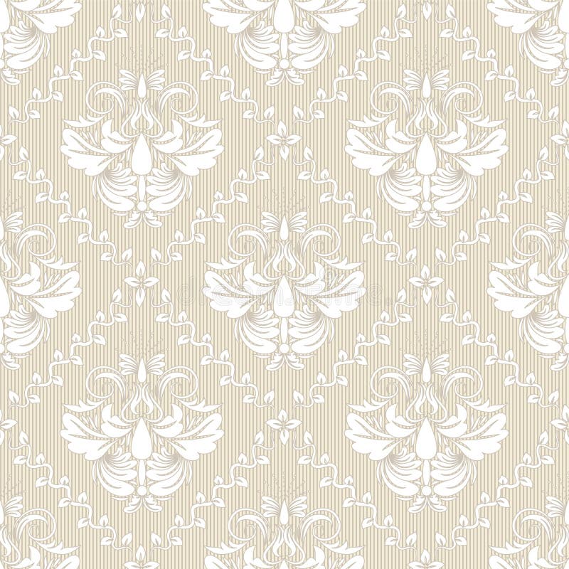 Classic Floral Pattern - Seamless Stock Vector - Illustration of deco ...