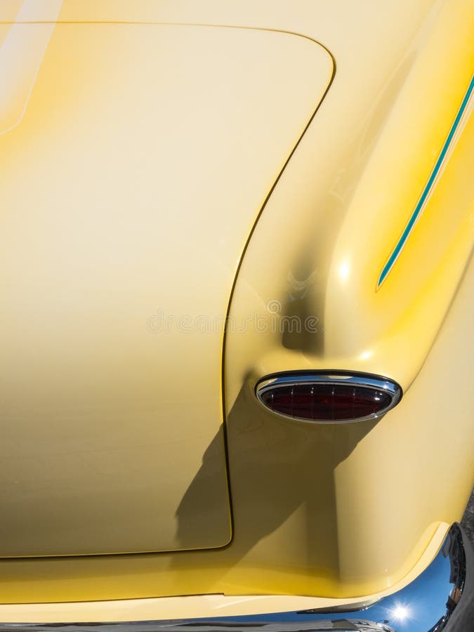 Classic Ford Falcon Rear End Stock Photo - Image of body, colorful ...