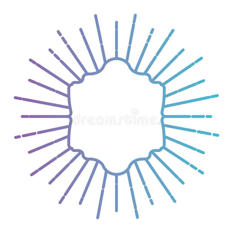 Classic frame with burst stock vector. Illustration of burst - 145093562