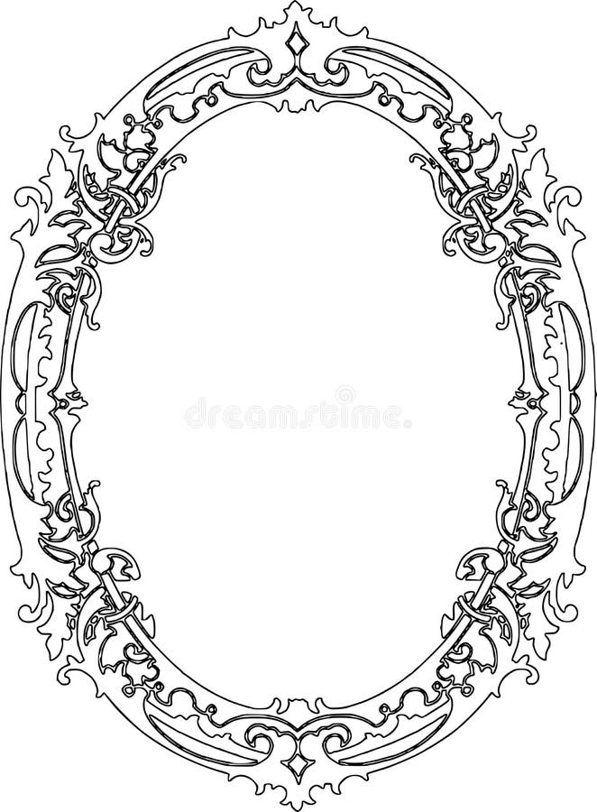 Classic Frame stock illustration. Illustration of label - 41295180