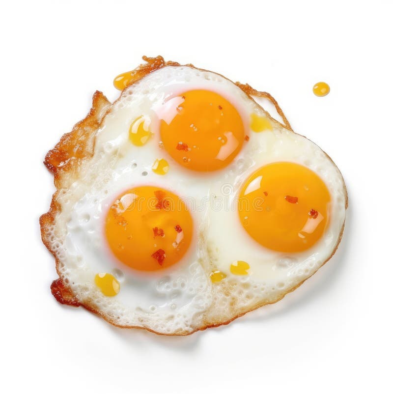 Classic fried eggs stock illustration. Illustration of cook - 277811983