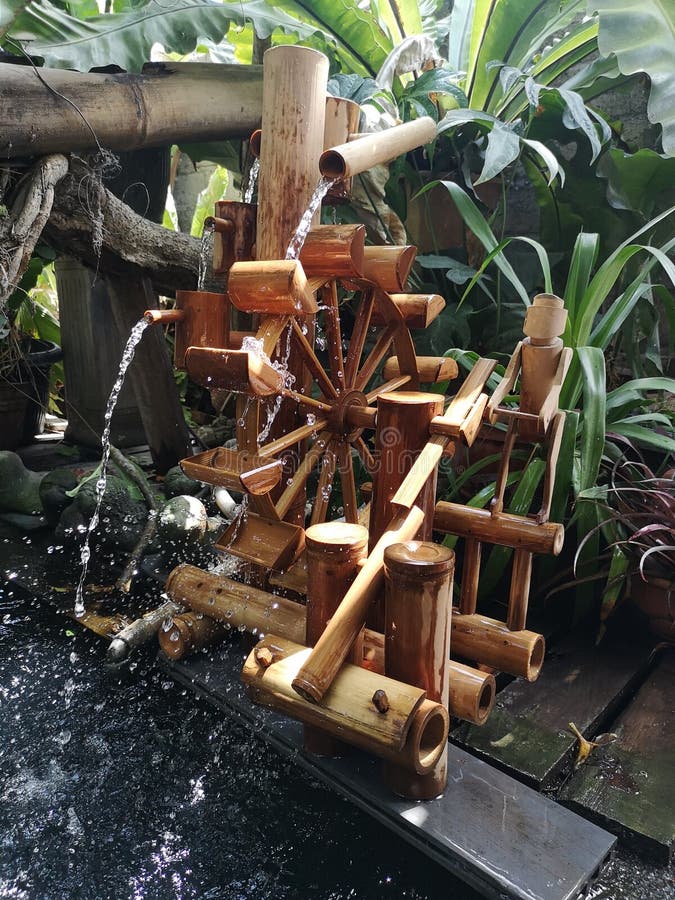 Classic garden watermill stock photo. Image of classic - 221631670