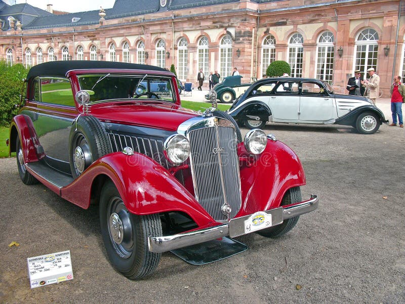 Horch 830 cabriolet- 1934 editorial stock image. Image of german ...