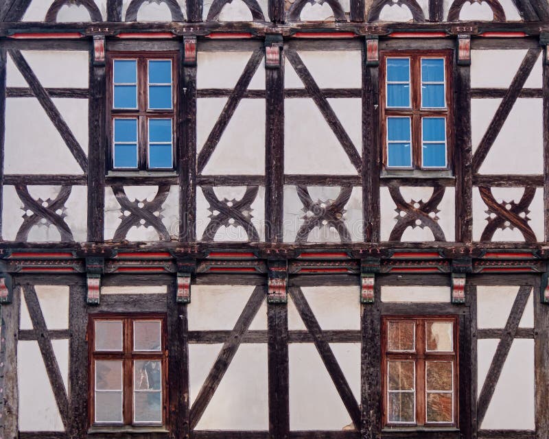 Classic German Building Facade Stock Image - Image of history, exterior ...