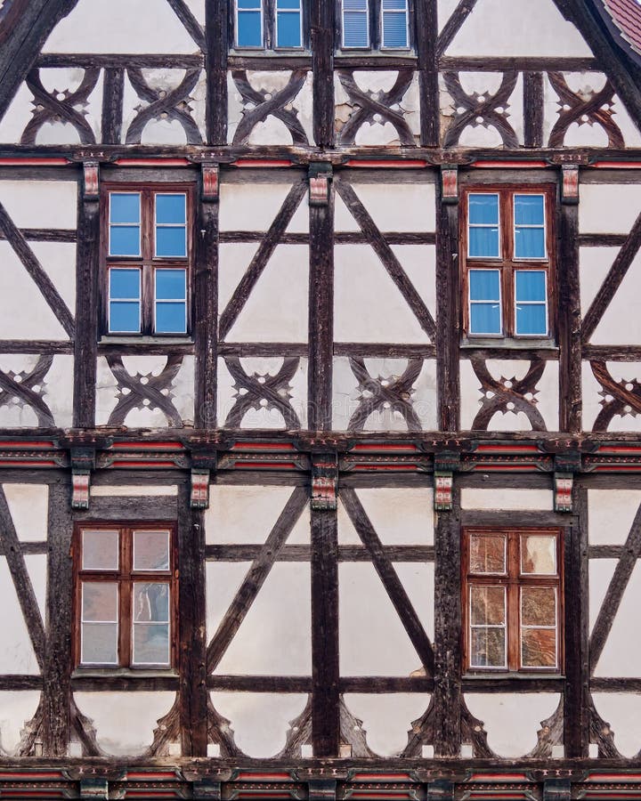 Classic German House Facade Stock Photo - Image of detail ...