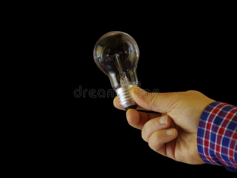 New idea concept with bulb stock photo. Image of computer - 139764382