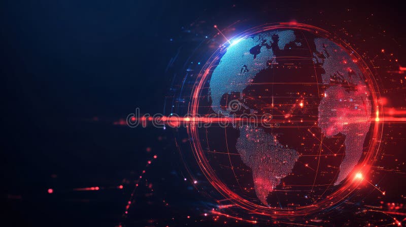 Classic Globe Highlighting Political Zones Strategic Planning Global ...