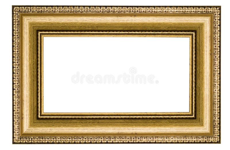 Classic golden frame stock photo. Image of gold, golden - 399430
