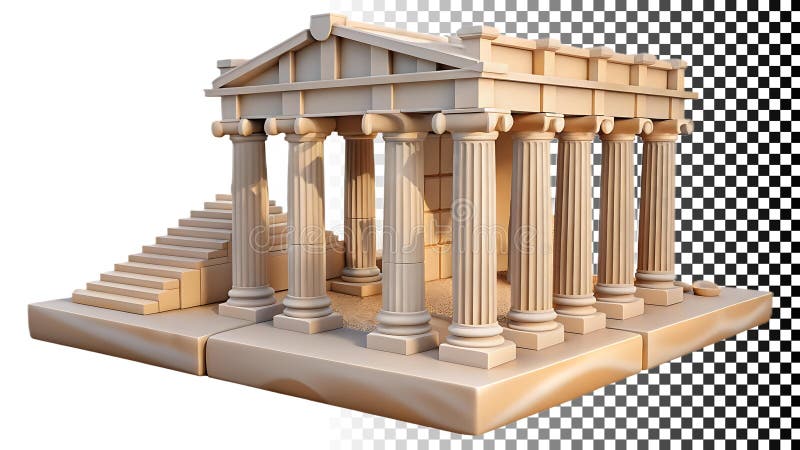 Greek Columns, Ancient Architecture and Historical Design Png ...