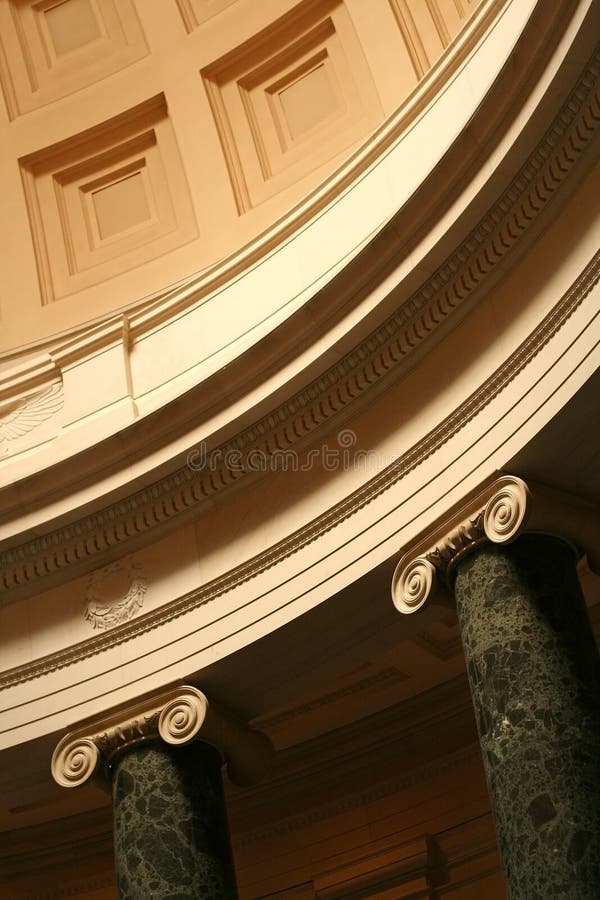 Classic Greek Design Structure Stock Photo - Image of blue, column: 5348066