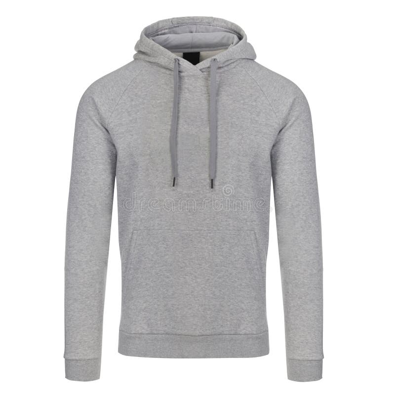 Classic Grey Pullover Hoodie. Ghost Photo on a Mannequin Stock Photo ...