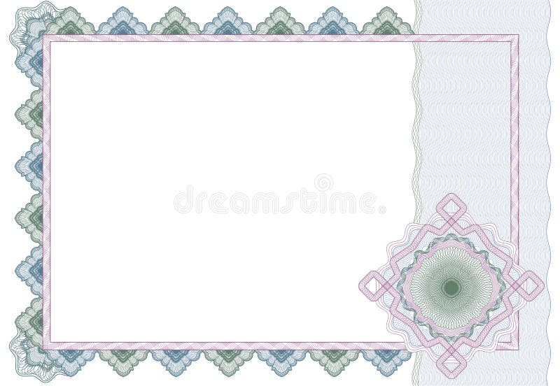 Classical Vector Guilloche / Money or Certificate Stock Vector ... Classical Vector Guilloche / Money or Certificate Stock Vector ...