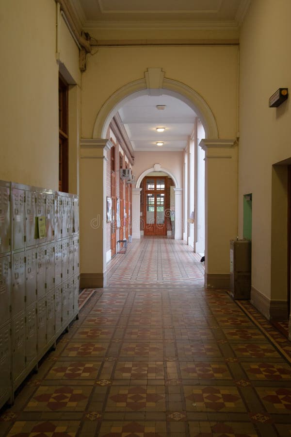 The Classic Hallway of an University at Afternoon 21 Oct 2006 Stock ...