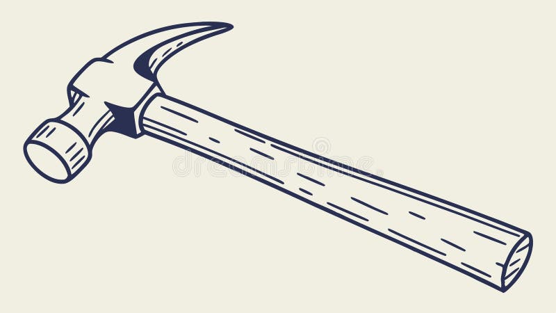 Classic Hammer Tool, Essential for Construction and DIY Projects ...