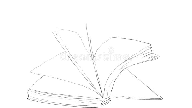 Classic Hand-drawn Animation of the Pizza Delivery Process Stock Video ...