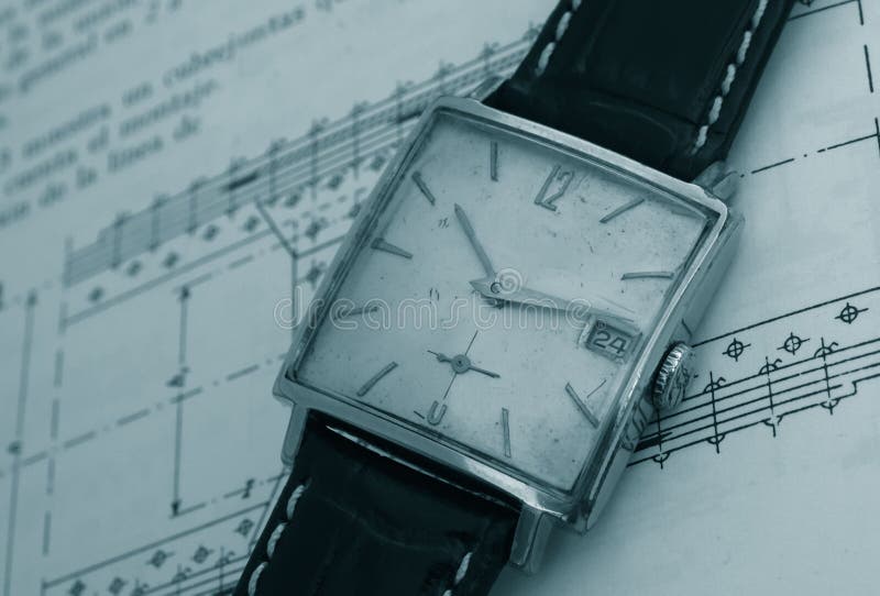 Classic handwound watch stock image. Image of mechanical - 335894115