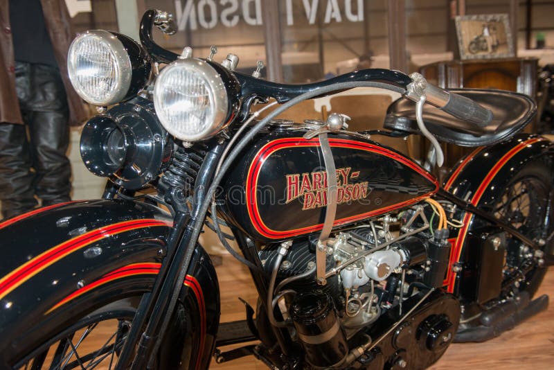 The Classic 1929 Harley Davidson DL Mototcycle Editorial Stock Image ...