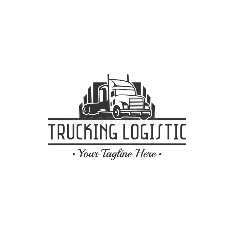 Classic Heavy Truck Logo, Emblems and Badges Vector Illustration Stock ...