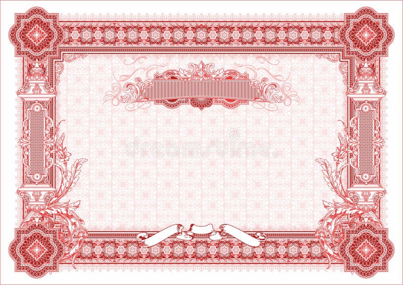 A Classic Horizontal Form for Creating Diplomas, Certificates and Other ...