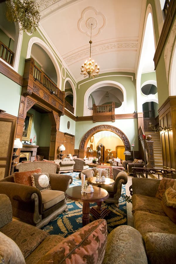 Classic hotel lobby stock photo. Image of arch, design - 4274762