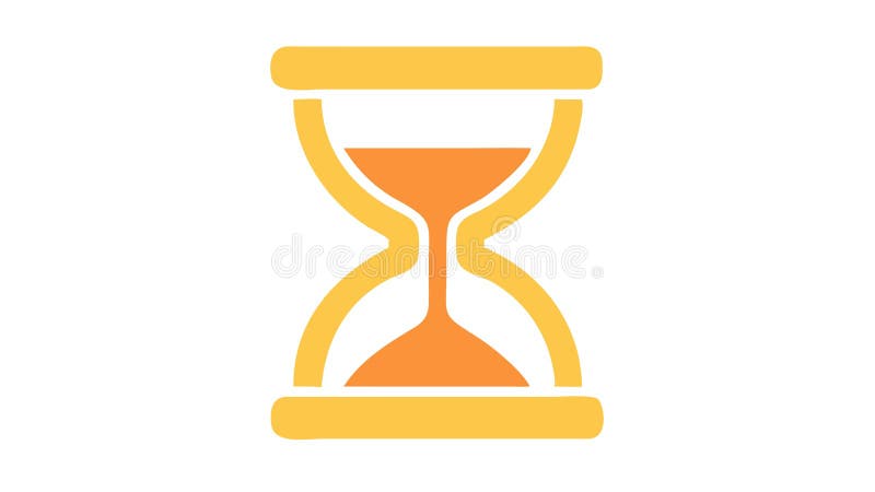 Classic Hourglass Icon, Time Measurement Vector, Vector Design ...