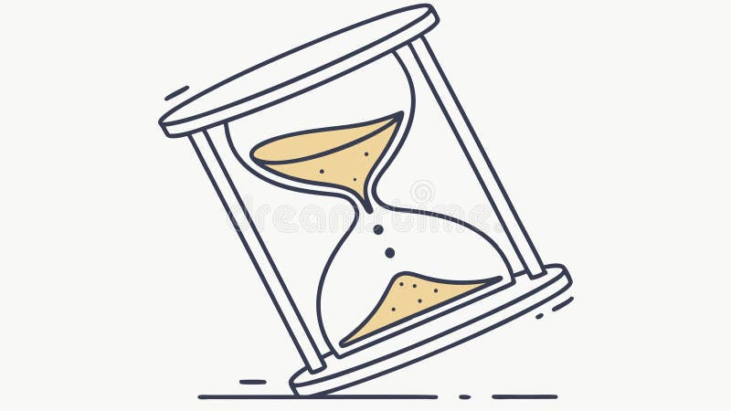 Classic Hourglass Timer Vector, Time Passing Concept, Vector Design ...