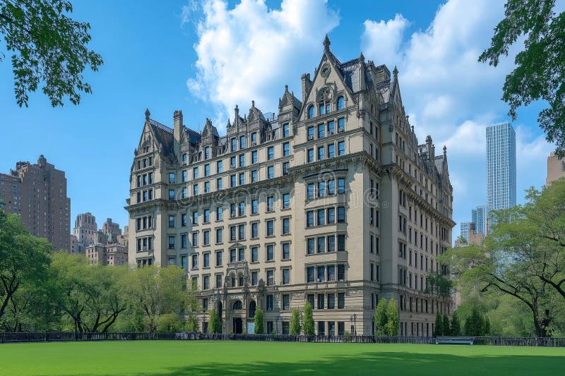 A Classic Image of the Historic Dakota Building, Famous for Its ...