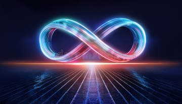 Classic Infinity Symbol Representing Endless Loop and Infinite Nature ...