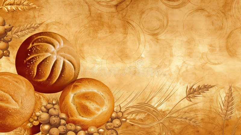 Classic Inspired Marketing Bakery Illustration, Bread and Food, Ai ...