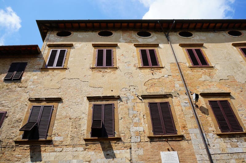 Classic Italian building stock image. Image of house - 43840389