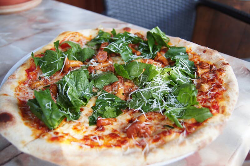 Classic italian pizza stock photo. Image of food, fried - 36648396