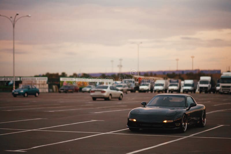 Classic japan sport car stock photo. Image of driver - 90903886