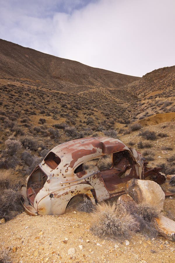 Classic Junker Car stock photo. Image of nevada, disrepair - 26071498