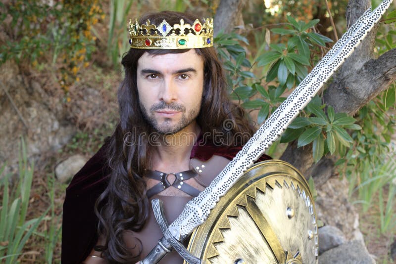 Classic King with Good Looks Stock Photo - Image of gothic, french ...