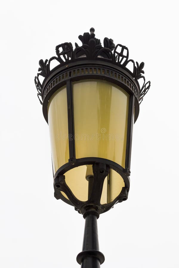 Classic lamp wall stock photo. Image of ancient, illumination - 43543656