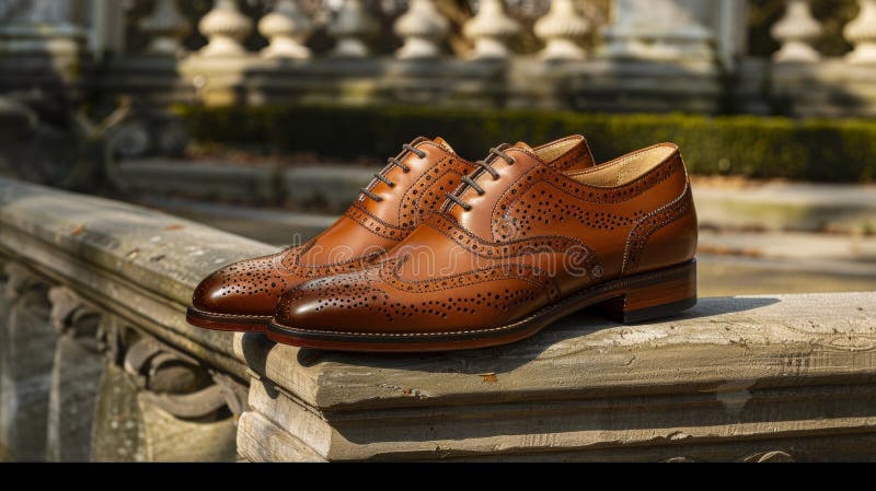 Classic Leather Brogues Meticulously Crafted by Skilled Artisans for a ...