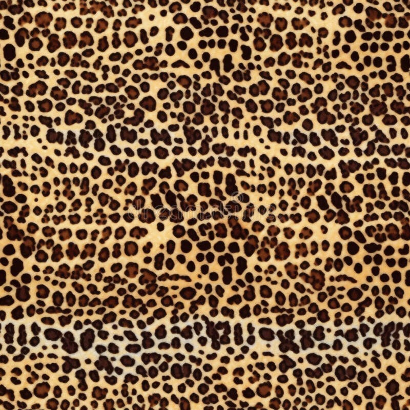 A Classic Leopard Spotted Pattern with a Natural Color Palette ...